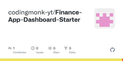 Github Codingmonk Ytfinance App Dashboard Starter
