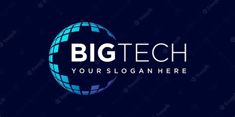 Premium Vector Global Tech Logo Design Vector Template
