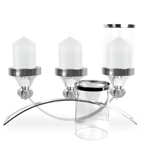 Świecznik Srebrny Glamour Sklep Zolta Pl