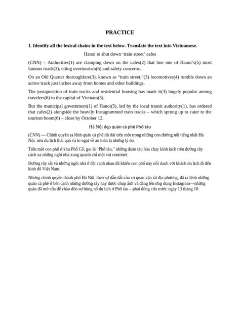 Vietnamese To English Translation Practice Pdf