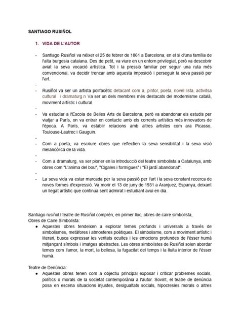 Santiago Rusiñol Pdf