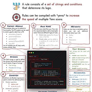 Anatomy Of A YARA Rule Poster For Sale By TomFrog Redbubble