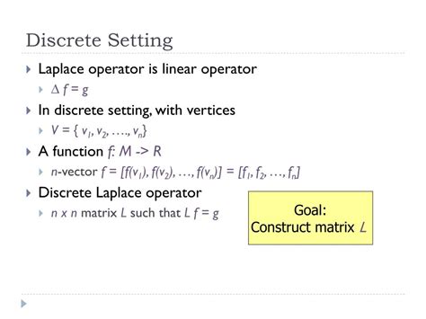 Ppt Laplace Beltrami Operator For Spectral Point Clouds Processing Powerpoint Presentation