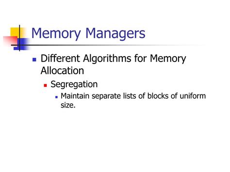 Ppt Dynamic Memory Management Powerpoint Presentation Free Download Id3030570
