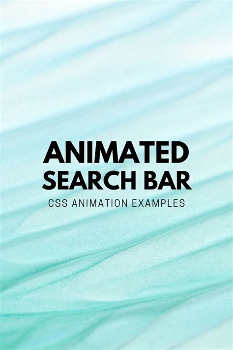 Animated Search Box With Html And Css Css Animation Cssanimation