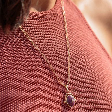 Spinning Ruby Pendant Zahava
