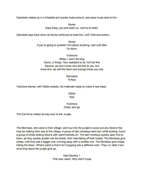 Here The Prolog To My Next Fight Script The Battle Cats Vs Bloons