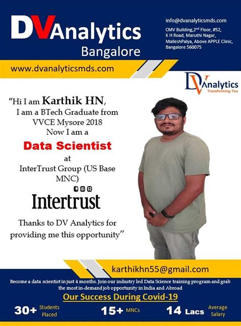 Top Data Science Training Institute In Bangalore Dv Analytics