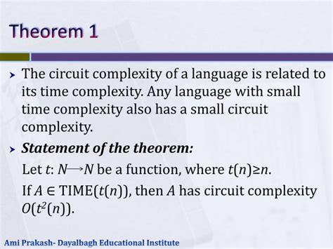 Circuit Complexity Ppt