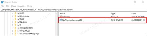 How To Enable Or Disable Camera Onoff Osd Notifications In Windows 10