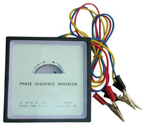phase sequency indicator manufacturer supplier and exporter in india