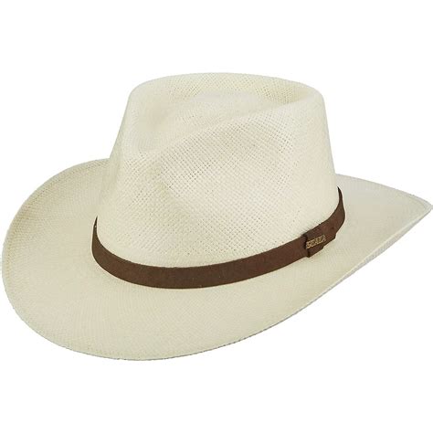 Scala Pronto Mens Hand Woven Panama Outback Hat Academy