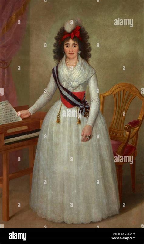 Portrait Of María De La Concepción Belvís De Moncada Y Pizarro 1796 By