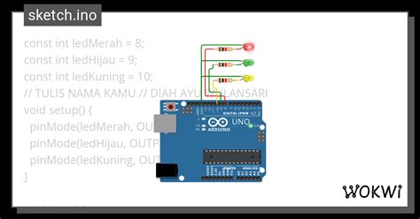 TRAFIC LIGHT Wokwi ESP32 STM32 Arduino Simulator
