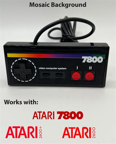 Atari Controller Atari Gamestation Pro Retro Video Game System Over Atari Controller Atari Gamestation Pro Retro Video Game System Over