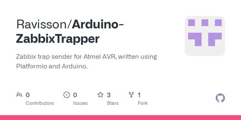 GitHub Ravisson Arduino ZabbixTrapper Zabbix Trap Sender For Atmel AVR Written Using