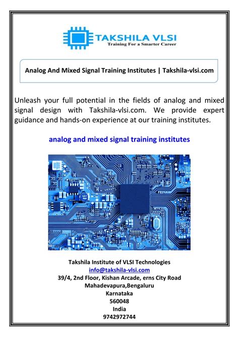 Ppt Analog And Mixed Signal Training Institutes Takshila Powerpoint Presentation Id