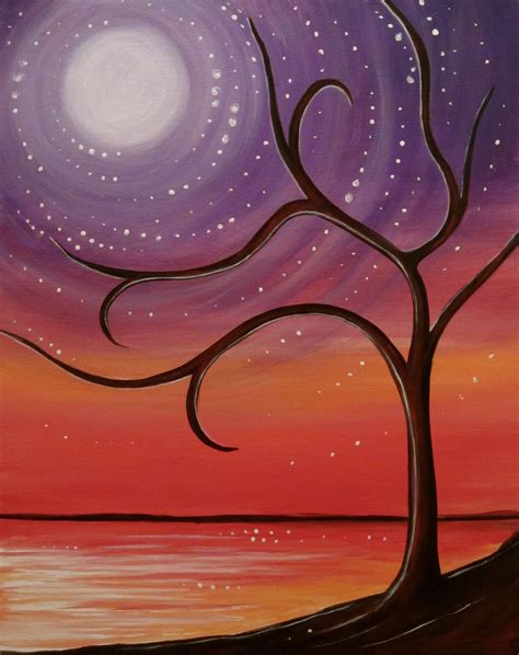 21 Ideas De Atardecer árbol Para Guardar Hoy Cuadros Pintura Cuadros
