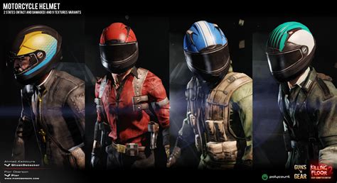 Kf2 Item Shattered Motorcycle Helmet — Polycount