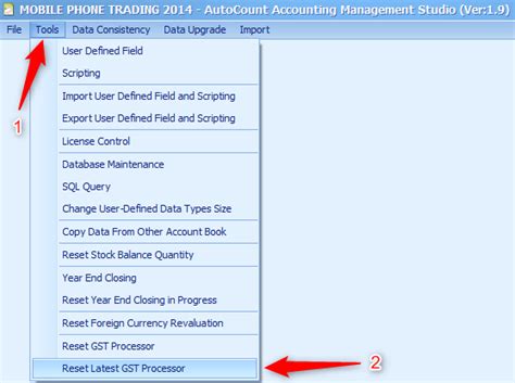 Gst How To Reset Gst Processor Autocount Resource Center
