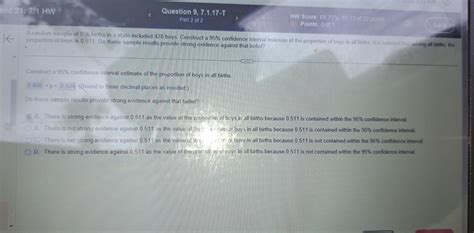Solved Construct A 95 Confidence Interval Estimate Of The
