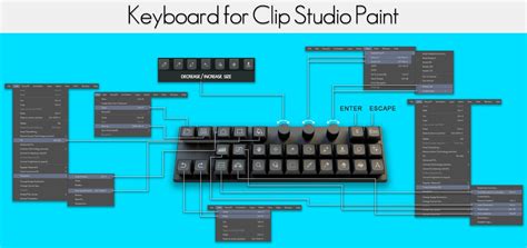 Mechanical Keyboard For Photoshop And Clip Studio Paint Etsy