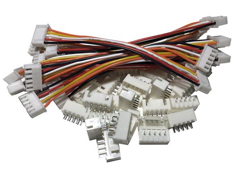 Buy Lattech 12 Pcs 5 Pin Jst Xh Female Connector On Both Side 100mm 1007 26 Awg And 24 Pcs 5 Pin