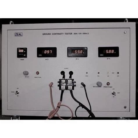 Ground Continuity Tester At Rs 65000 Ground Testers In Pune ID 4066352288