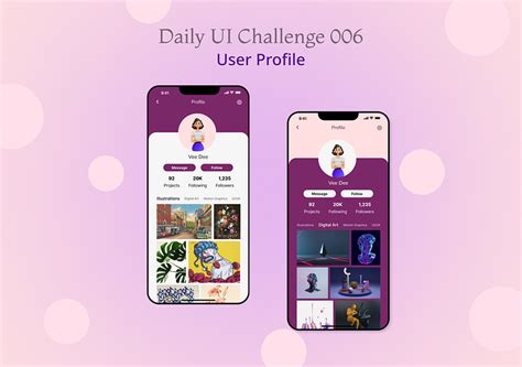 Daily Ui Challenge 006 User Profile By Vrishti Gaurang Purohit On Dribbble