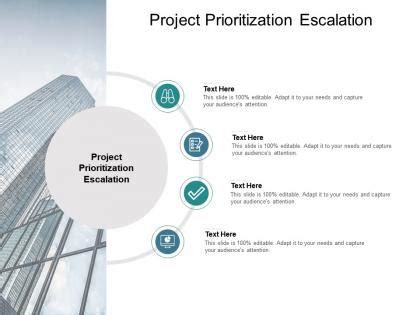 Editable Escalation Matrix Slide Team