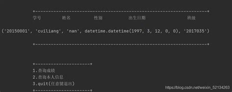 基于python的学生信息管理系统听说好多人的作业都是这个 搜狐大视野 搜狐新闻