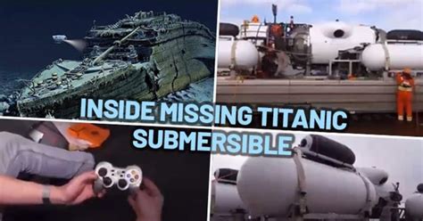 Inside The Missing Titanic Submersible Cramped Capsule Playstation