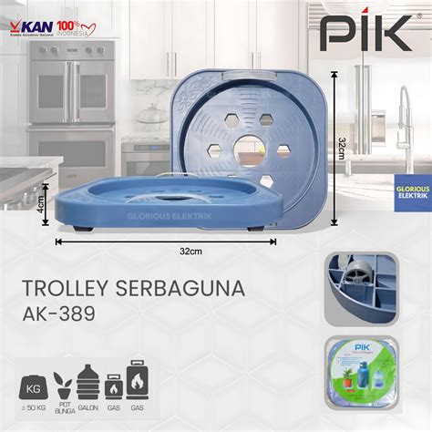 Jual Trolley Troli Tatakan Alas Roda Galon Pot Gas Serbaguna Shopee Indonesia