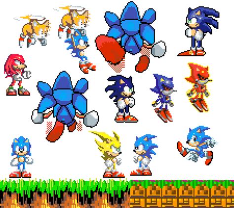 Pixilart Free To Use Sonic Sprites By I Cant Draw E