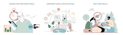 Digital Detox Flat Illustration 46118895 Vector Art At Vecteezy