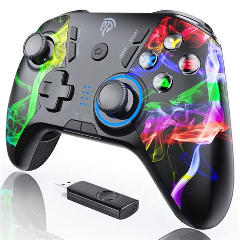 Easysmx Wireless Pc Controller Dual Vibration Joystick Gamepad Computer Gaming Controller For