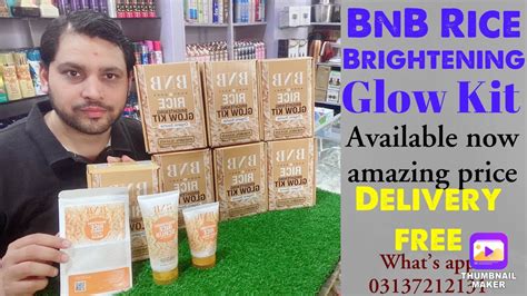 Bnb Rice Brightening Glow Kit Available Now … Amazing Price 1