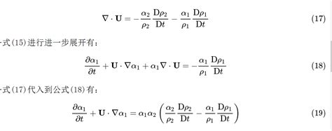 有关openfoam中的双流体模型