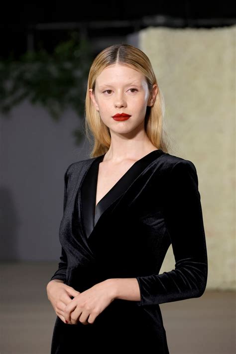 Mia Goth Academy Museum Gala In Los Angeles 10 15 2022 • Celebmafia