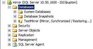 Configure SQL Server Database Mirroring With Management Studio