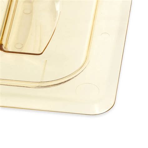 Cambro H Pan 16 Size Amber High Heat Handled Lid Tlx
