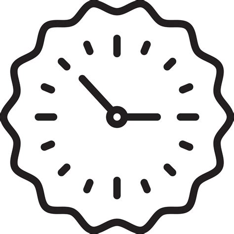 Line Icon For Clock 3419431 Vector Art At Vecteezy