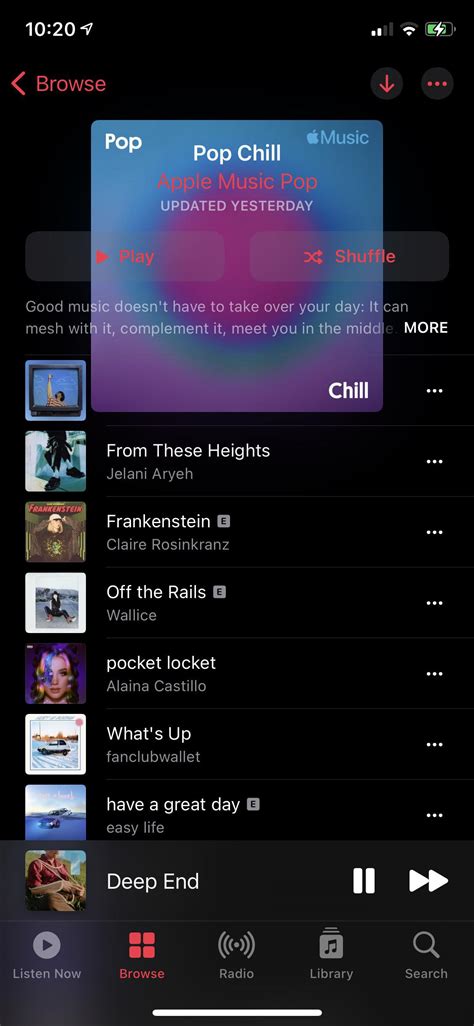 Interesting R Applemusic