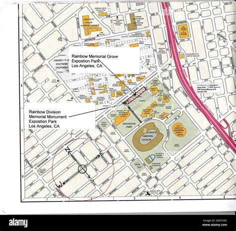 Exposition Park Map