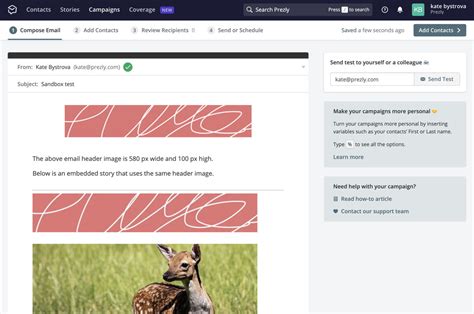 How Can I Add An Email Header Image To The Top Of My Campaign