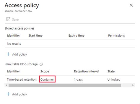Configure Immutability Policies For Blob Versions Azure Storage