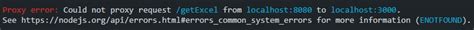 Proxy Error Could Not Proxy Request ‘xxx‘ From Localhost8080 To