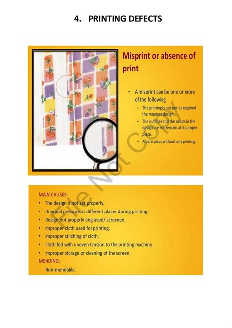 Textile Printing Defects Yogesh Pdf