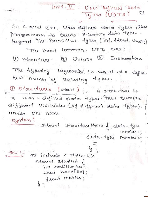 C Programming Unit 5 Pdf