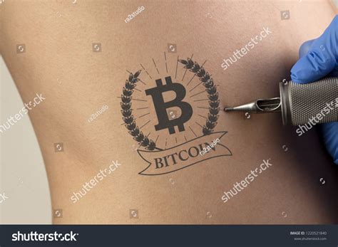 Hand Tattooing Cryptocurrency Concept On Naked Stock Photo Shutterstock